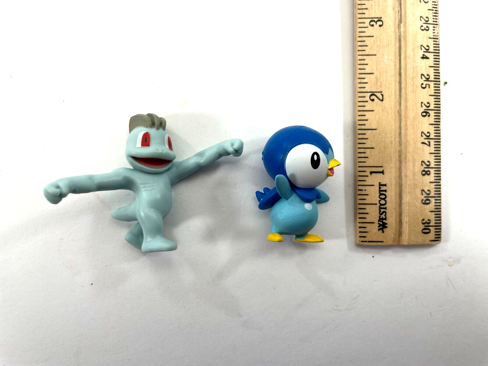 Pokemon Piplup & Machop Figure Lot Jazwares WCT 1.5" & 1.75" | eBay