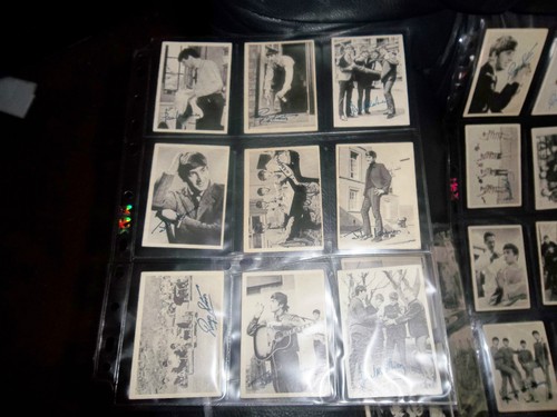THE BEATLES NEMS ENTERPRISES A & B C TRADING CARD COMPLETE 1st SERIES ...