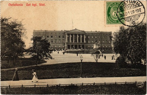 CPA AK Kristiania Det. kgl. Slot. NORWAY (1364632) | eBay