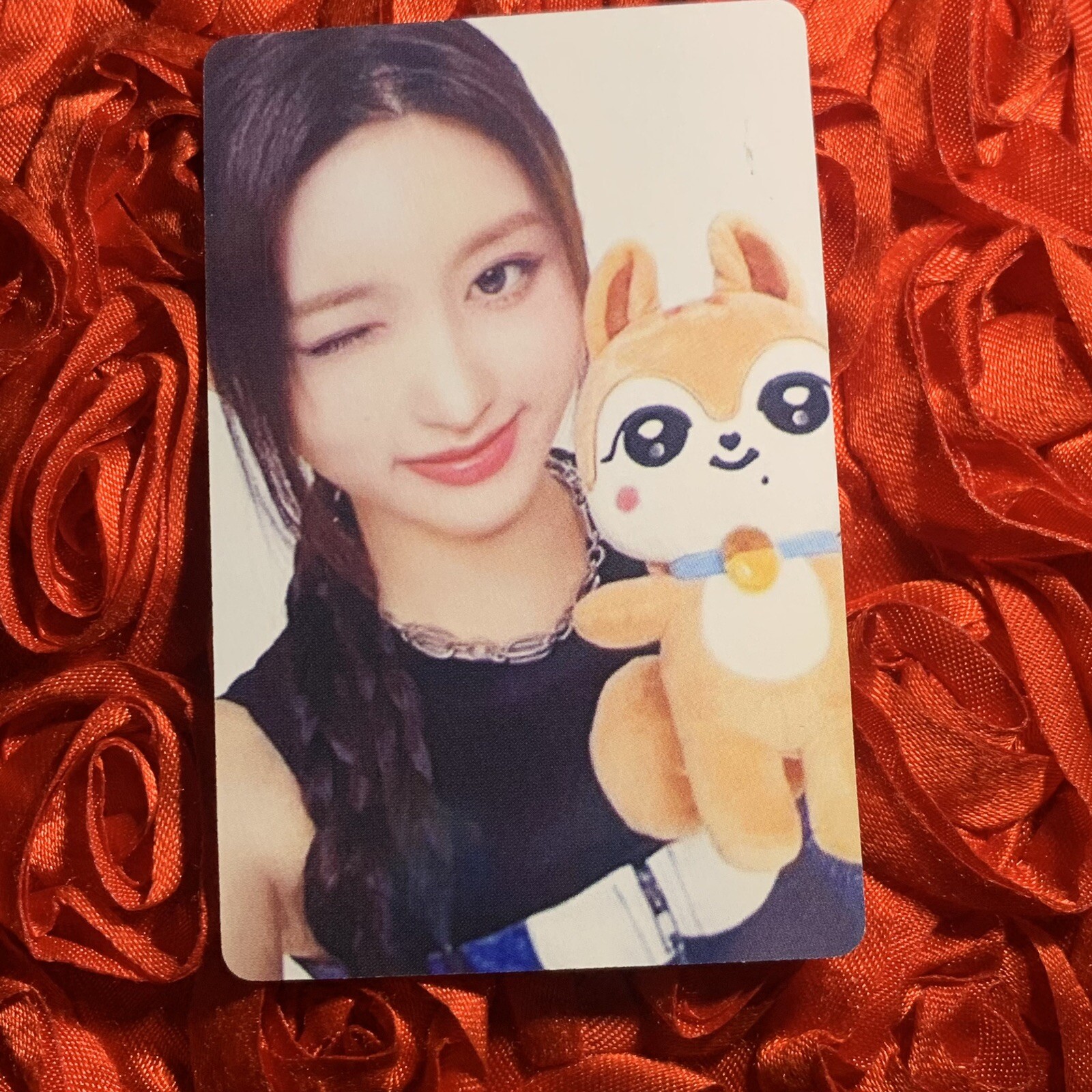 Gaeul IVE Kawaii Toy Edition Kpop Girl Photo Card Squirrel Cutie ...