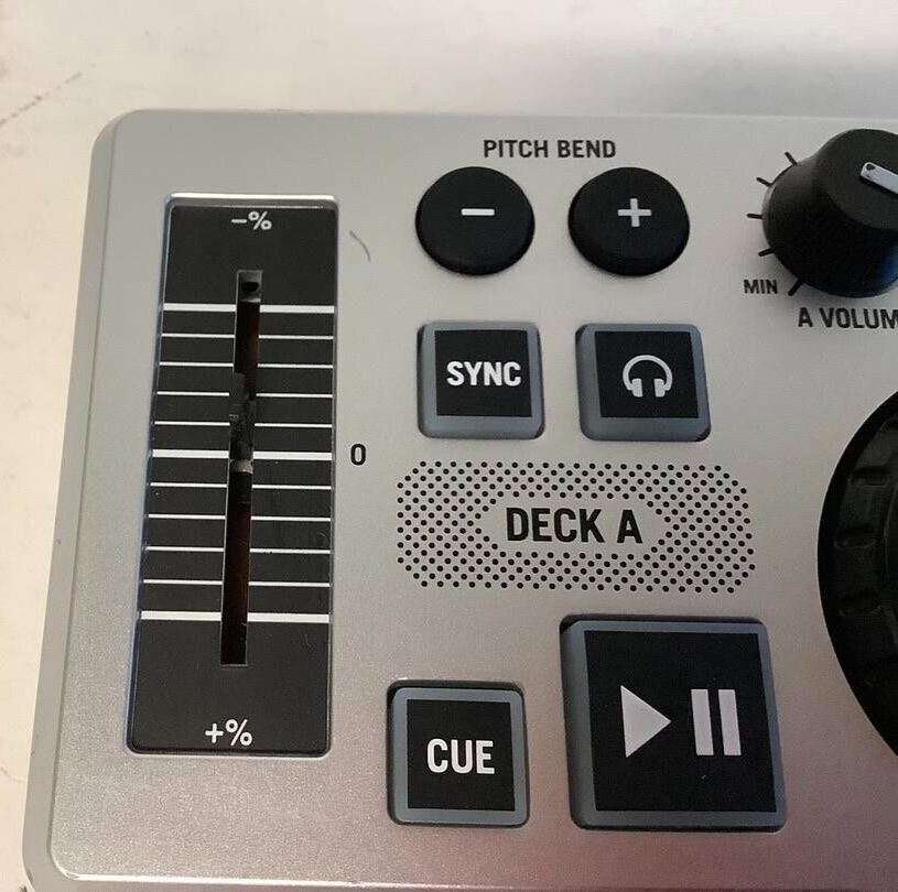 Numark DJ2GO Ultra Portable MIDI Capable Silver DJ Controller USB for ...