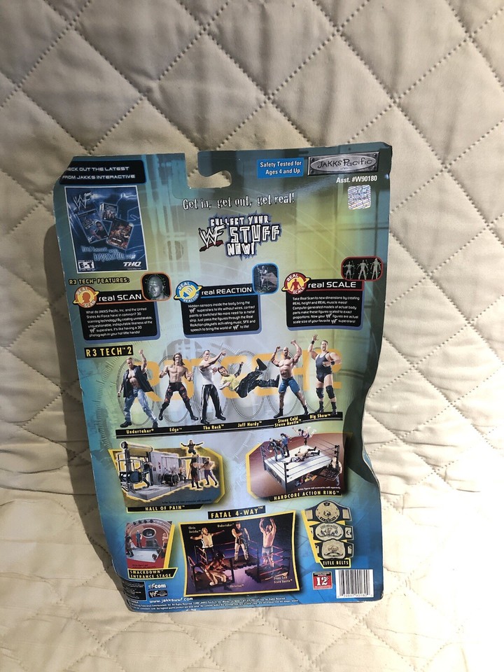 NEW DAMAGED BOX Undertaker WWE Jakks R3 Tech Action Figure SHIPS FREE ...