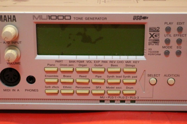 Yamaha MU1000 Tone Generator Motif Sound Module Synthesizer Digital for ...