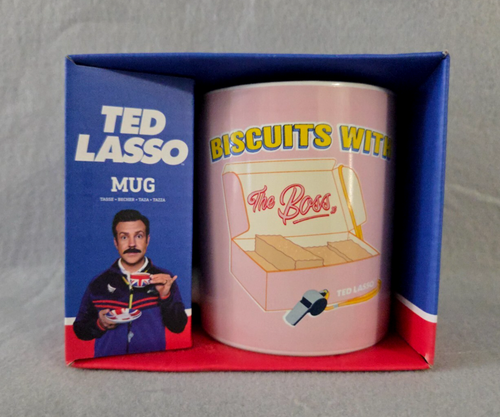 Ted Lasso Biscuits with the Boss Mug 20 oz Oversize Coffee Cup NIB ...