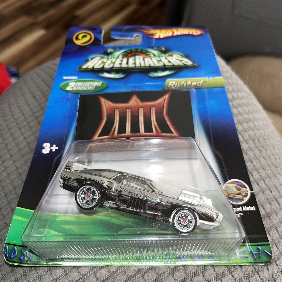 Hot Wheels Acceleracers Rivited Stripped Metal Series Model Car