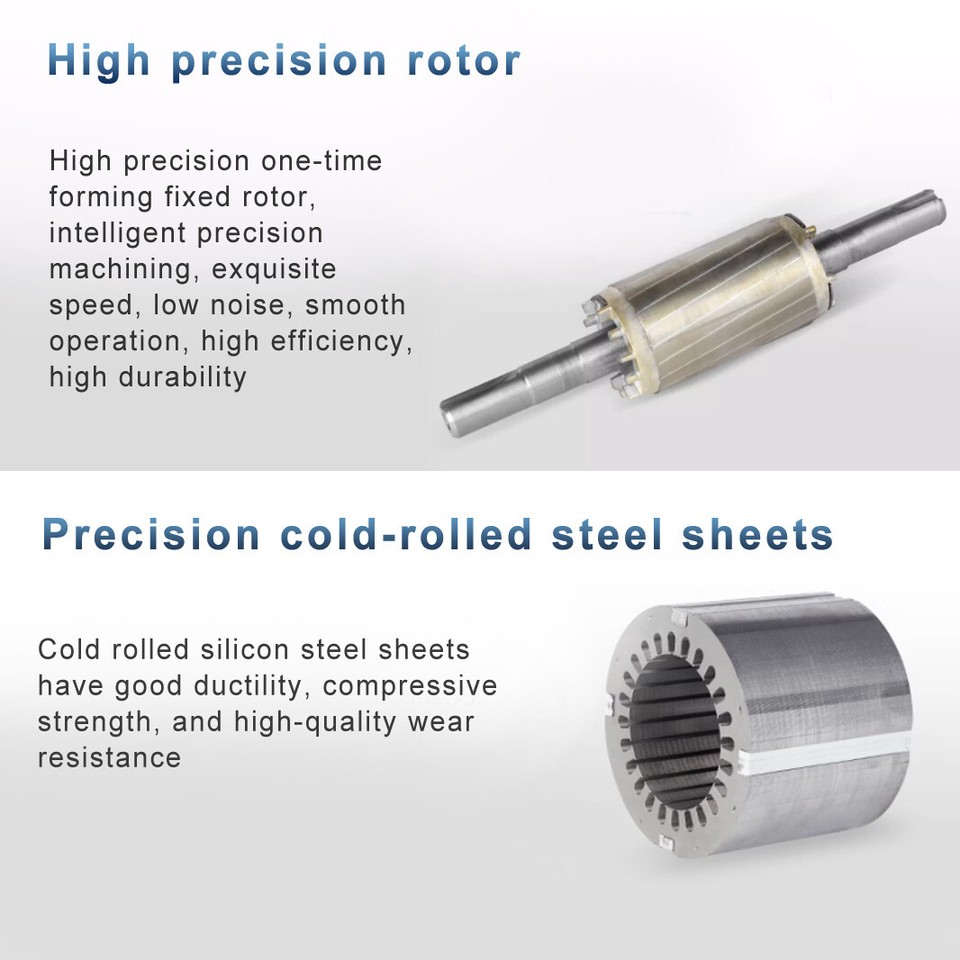 0.37KW 14/16MM New Shaft Single Phase Horizontal All Copper Motor ...