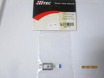 Hitec 27Mhz Dual Conversion Receiver Crystal 27.195Mhz 6672705 | eBay