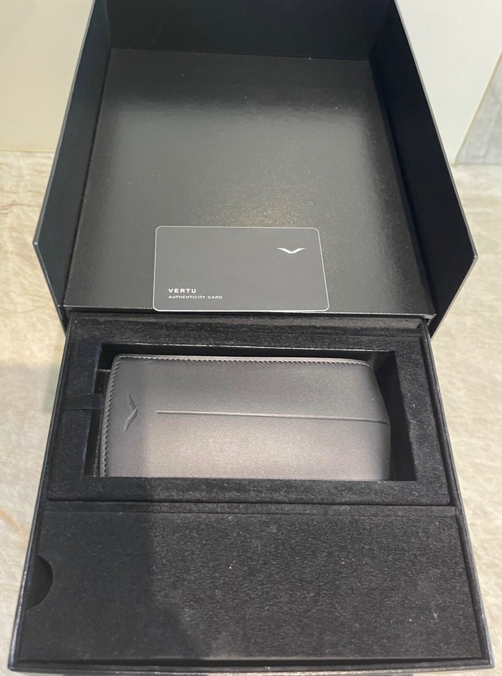 Genuine Vertu Android Ti Black PVD Extremely RARE and Stunning Brand ...