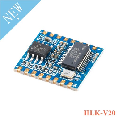HLK-V20 Voice Recognition Chip Module IIC I2C UART SPI PWM Controller ...