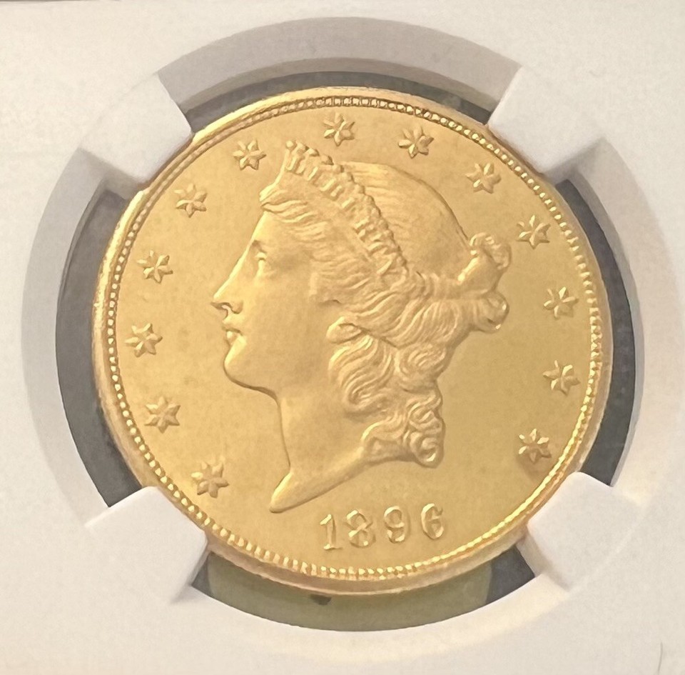 1896 US Gold $20 Liberty Head Double Eagle - NGC MS 63 | eBay