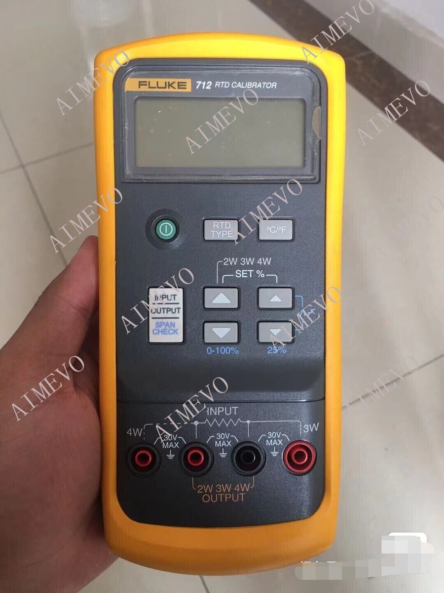 Va720 Process Calibrator Rtd Calibrator Model FLUKE 712B RTD Process ...