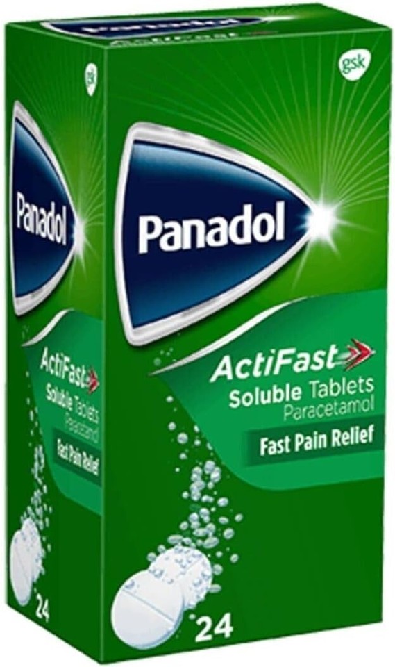 Panadol ActiFast Soluble - Fast Pain Relief - 24 x 2 PACK | eBay UK