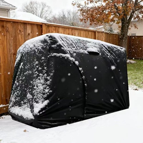 Side Zipper Golf Cart Cover Waterproof with Elastic Hem for 2/4/6 ...