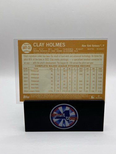2023 Topps Archives Clay Holmes 1964 Topps Fan Favorites Autograph Auto ...