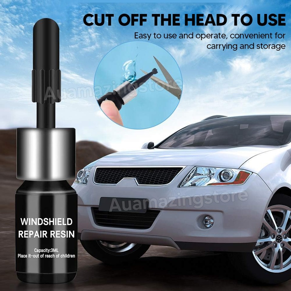 36Pcs Automotive Glass Repair Kit Nano Fluid Car Windshield Resin Crack ...