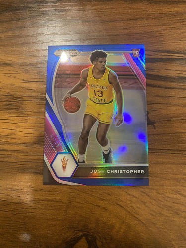 2021-22 Panini Prizm Draft Picks - Blue Prizm #22 Josh Christopher /199 ...