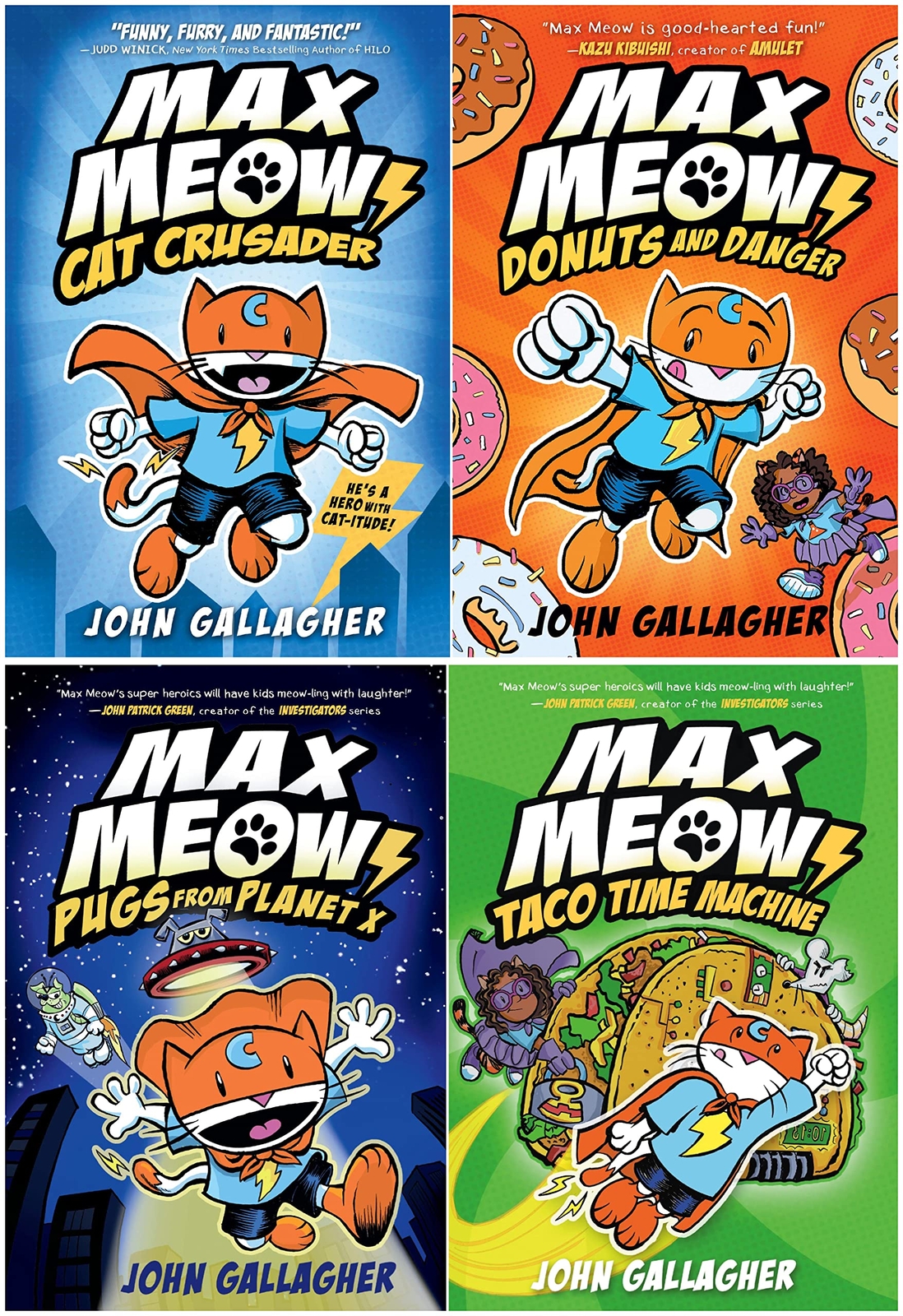 Max Meow Series 4 Books Set (Hardcover) By John Gallagher | eBay