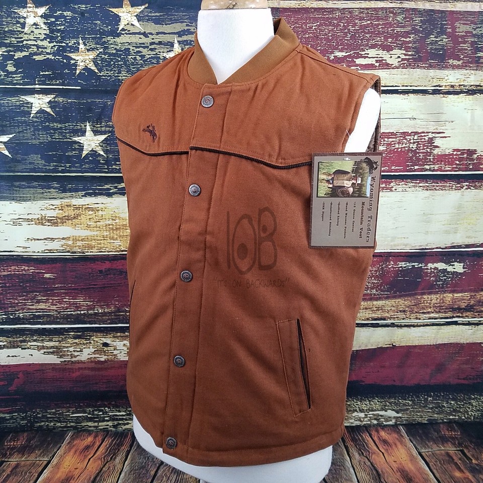 Wyoming Traders Mens Mountain Canvas Insulated Western Cowboy Ranch ...