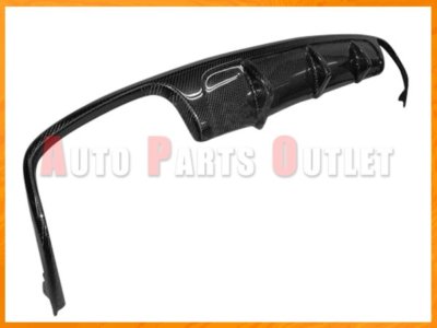V Type Carbon Fiber Rear Diffuser For 2011-2013 M-BENZ E250 E350 E550 ...