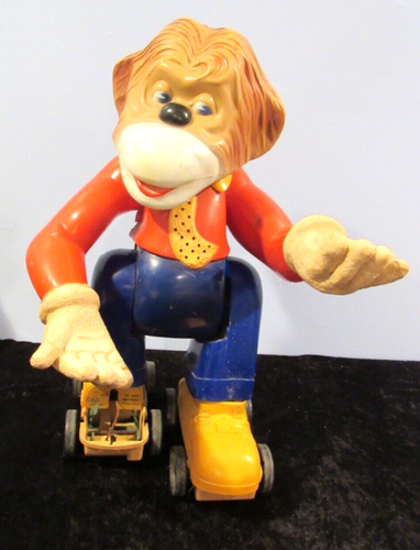 Vintage 1963 Clancy the Great Skating Monkey by Ideal Toy Corp 19" Not ...