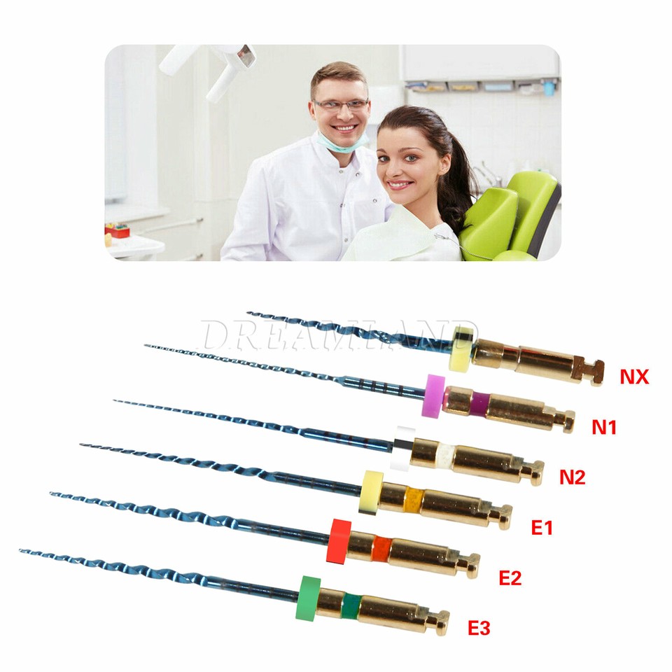 6pcs Endodontic Dental Endo Files Rotary NITI Files X-Pro Taper 21/25 ...