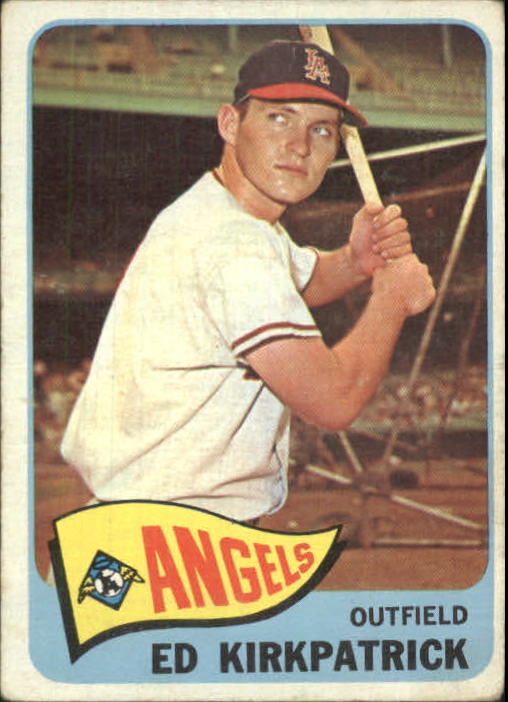 1965 Topps Card #393 Ed Kirkpatrick ANGELS GOOD G10161 - GOOD | eBay