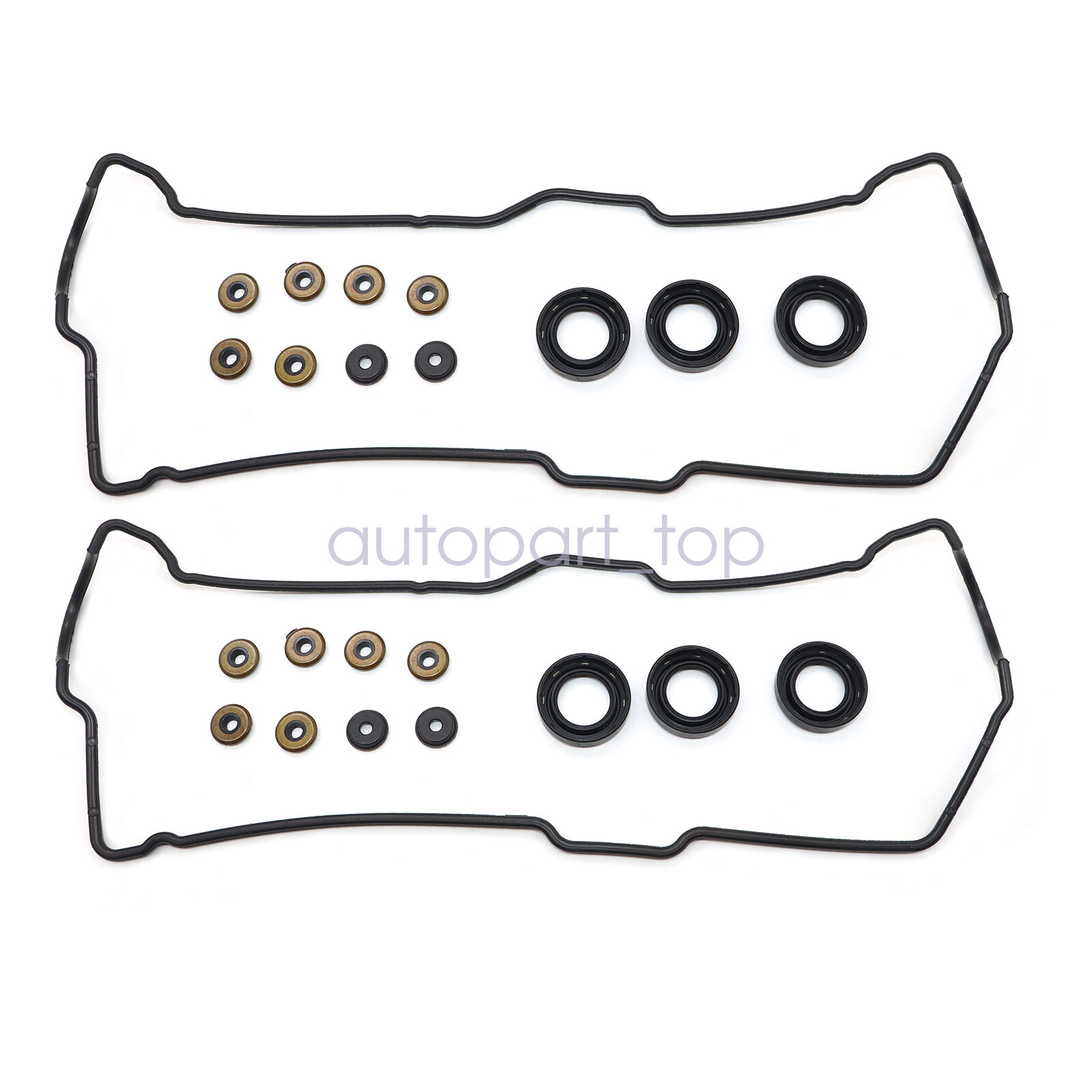 For TOYOTA VALVE COVER WASHERS, GASKETS & SPARK PLUG TUBE SEALS 5VZFE ...