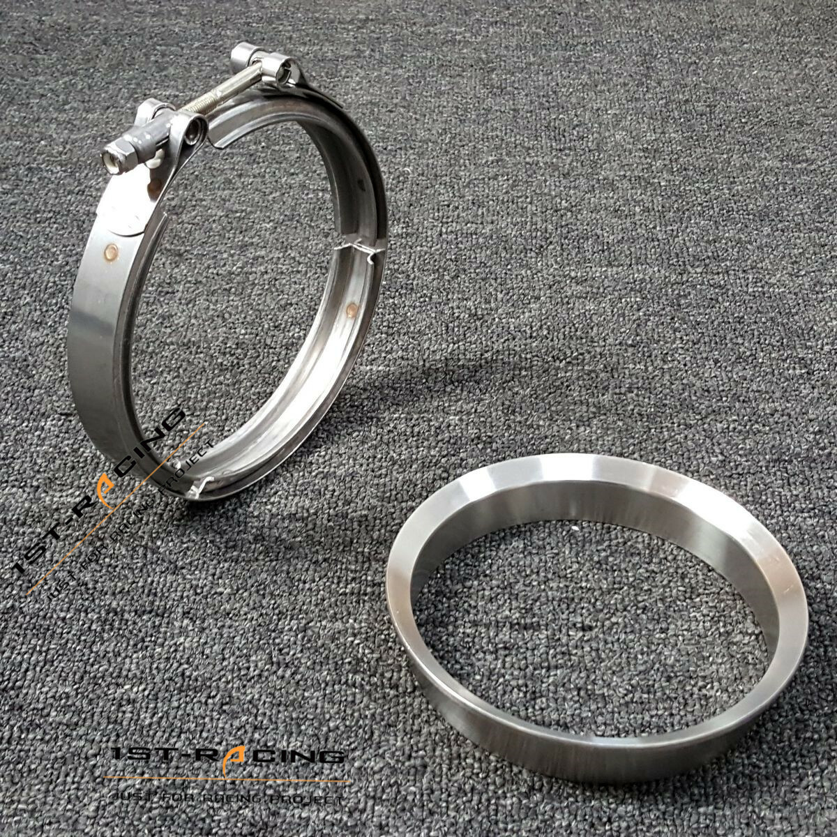 5" Exhaust V-Band Flange&Clamp Kit For S400 S400SXE S475 S480 T6 ...
