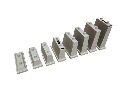 Life-Like Trains Bridge Pier Riser Support Set 8 Piece Accessory HO ...