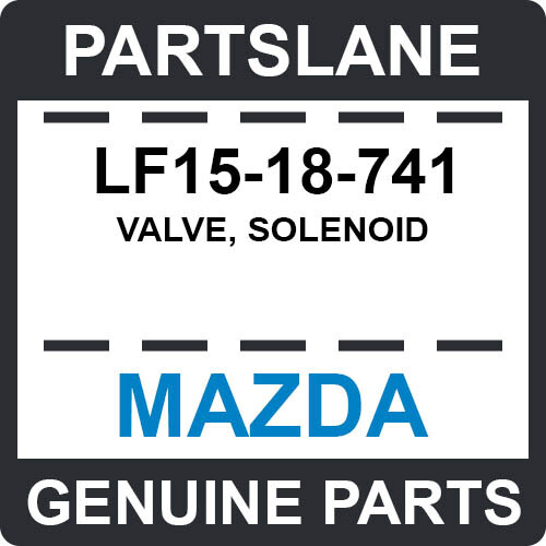 Mazda LF1518741 Genuine OEM Solenoid Valve for sale online | eBay