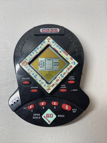 Monopoly Jackpot LCD Handheld Slot Machine Game Vintage 1999 Hasbro | eBay
