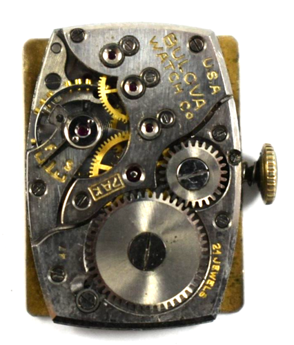 Vintage 1947 Bulova Manual Wind 21J 7AK Wrist Watch Movement lot.rh | eBay