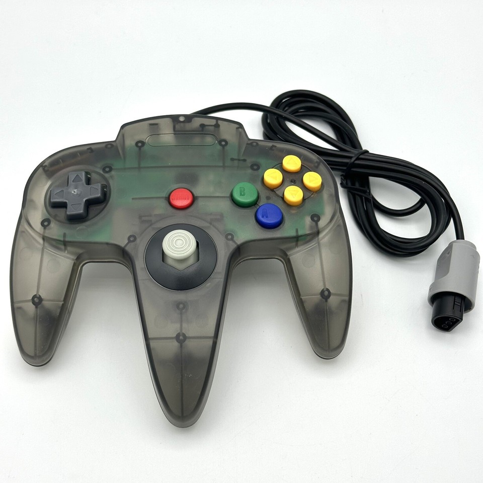 NEW Nintendo 64 N64 Limited Clear Smoke Grey Custom Console Bundle Set ...
