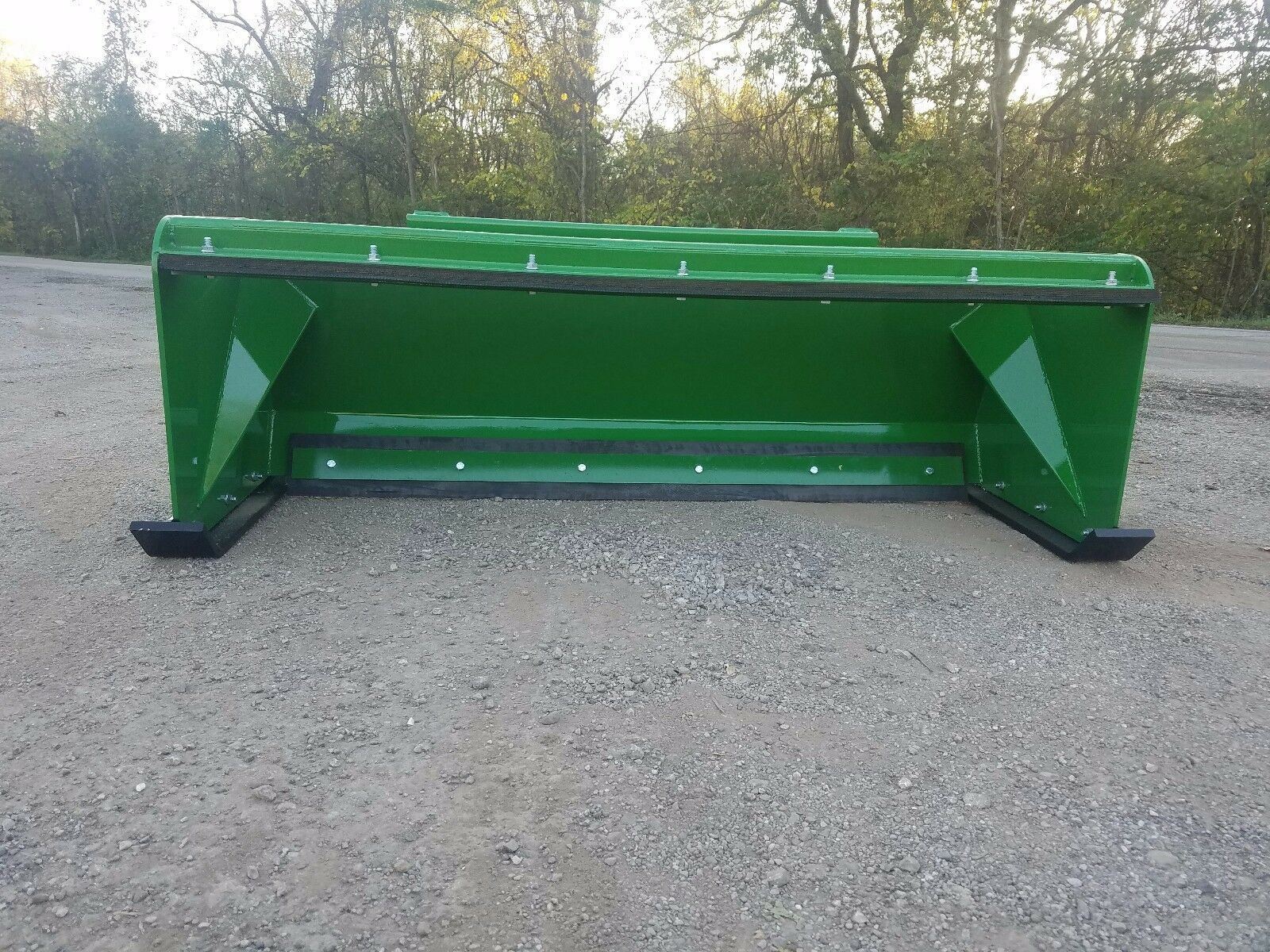 6' XP24 JOHN DEERE SNOW PUSHER WITH PULLBACK- TRACTOR LOADER- FREE ...