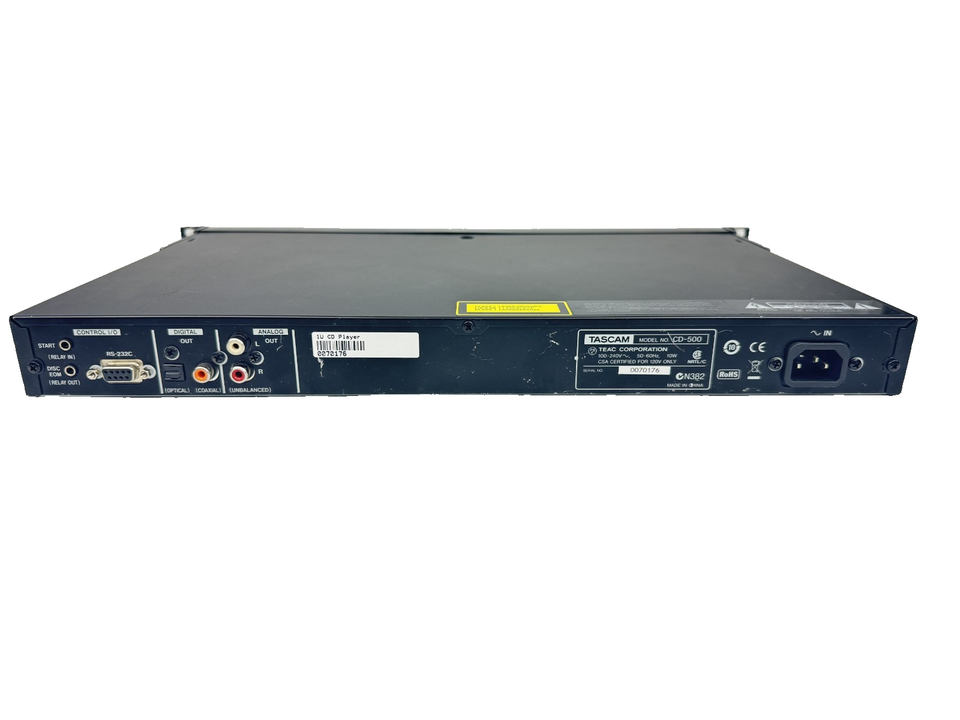 TASCAM CD-500 Rack-mounted CD Player, USED | eBay