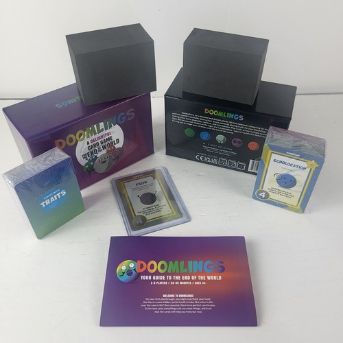 Doomlings 2020 First Edition Purple Box Game With Faith Holo Card ...
