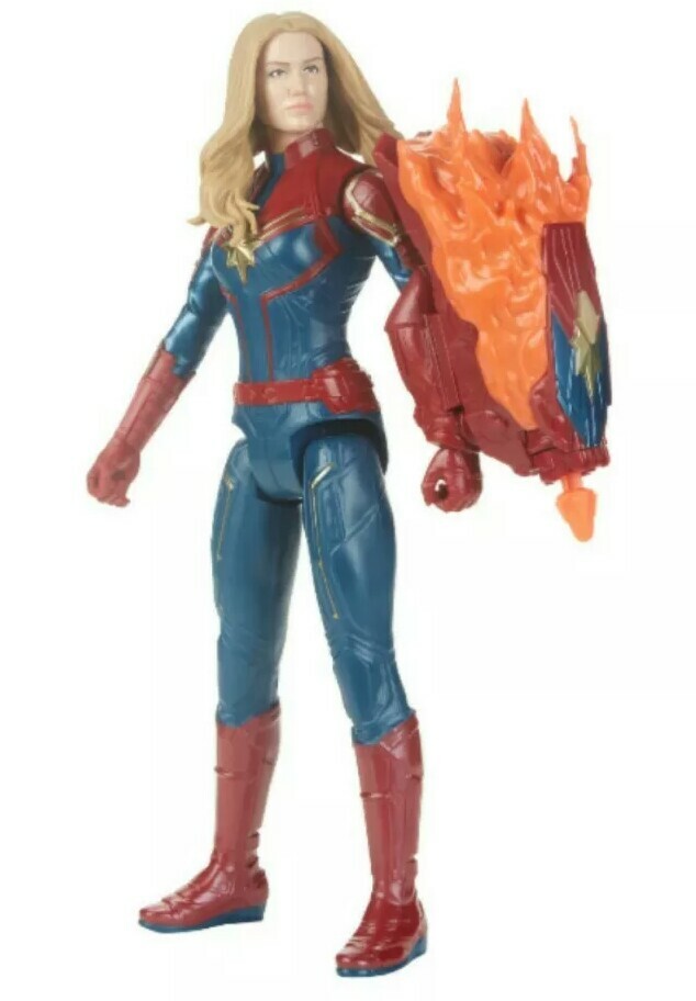 Marvel Avengers Endgame Titan Hero Series Power FX Captain Marvel ...