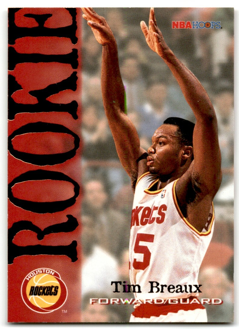 1994-95 HOOPS TIM BREAUX RC HOUSTON ROCKETS #330 | eBay