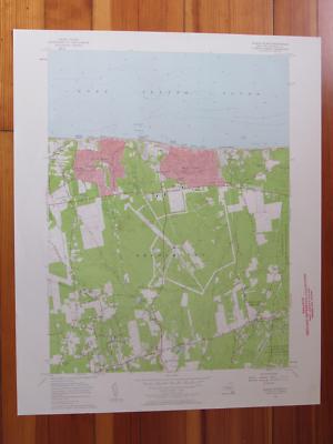 Middle Island New York 1958 Original Vintage USGS Topo Map | eBay