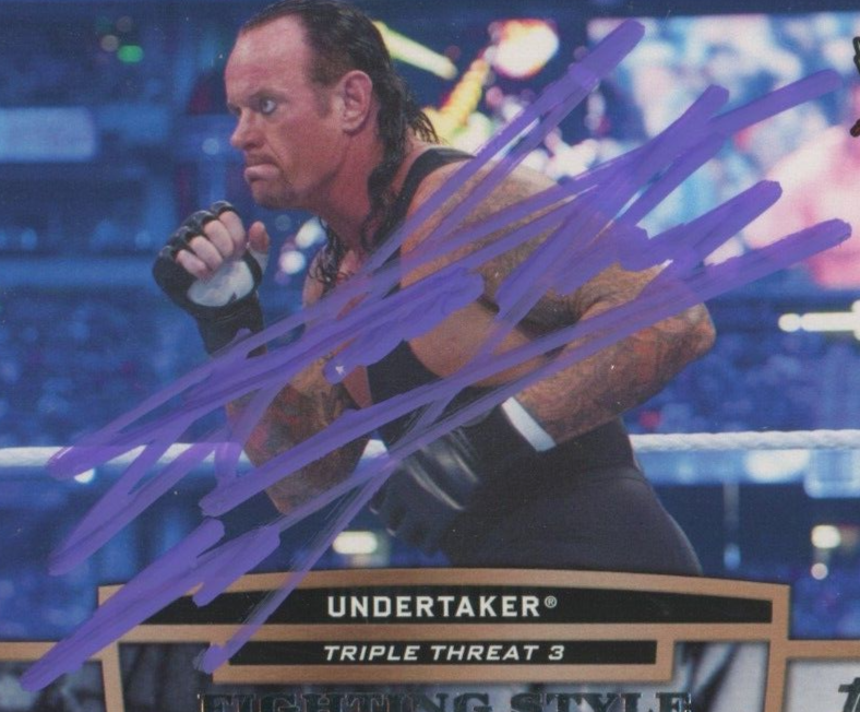 Undertaker PSA/DNA 2013 Topps WWE TT28-3 Auto Signed Autographed HOF Deadman 802 | eBay UK