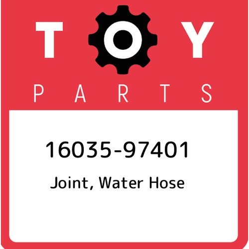 16035-97401 Toyota Joint, water hose 1603597401, New Genuine OEM Part ...