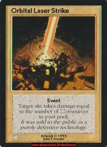 Shadowfist TCG - Orbital Laser Strike / Standard | eBay