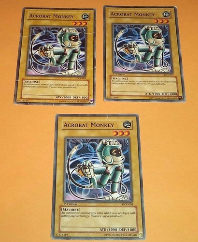 3x Acrobat Monkey DCR-003 - Yugioh Yu Gi Oh! 3 Spielset | eBay