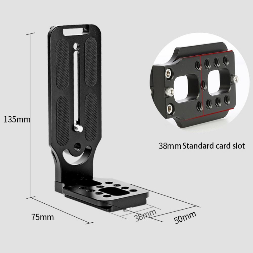 Universal Dslr 1/4 Inch Screw Camera L Bracket Swiss Vertical Video L ...