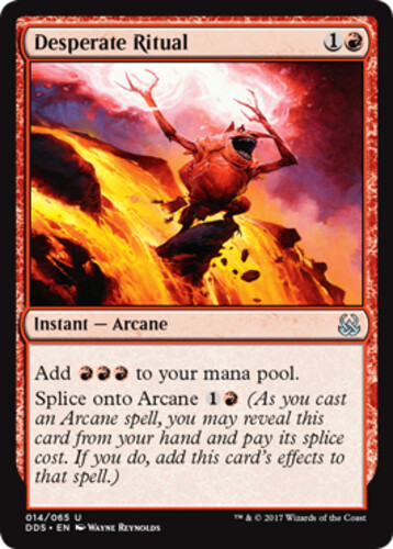 Hero Deal, English - 1 x MTG Desperate Ritual Duel Decks: Mind vs ...