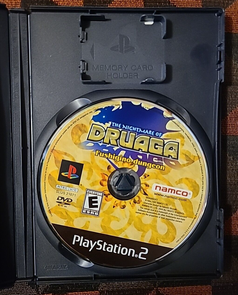 Nightmare of Druaga: Fushigino Dungeon (Sony PlayStation 2, 2004) PS2 W ...