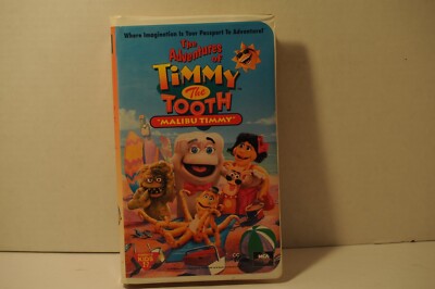 The Adventures of Timmy the Tooth, Malibu Timmy, Children animated VHS ...