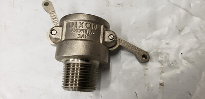 Dixon 75-B-SS 3/4" Female Coupler x Male NPT Cam Groove Lock Stainless ...