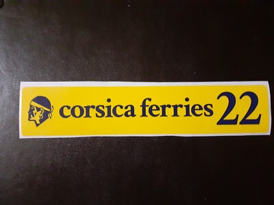 CORSICA FERRIES 2022 AUTOCOLLANT NEUF VOITURE CORSE STICKER ORIGINAL | eBay