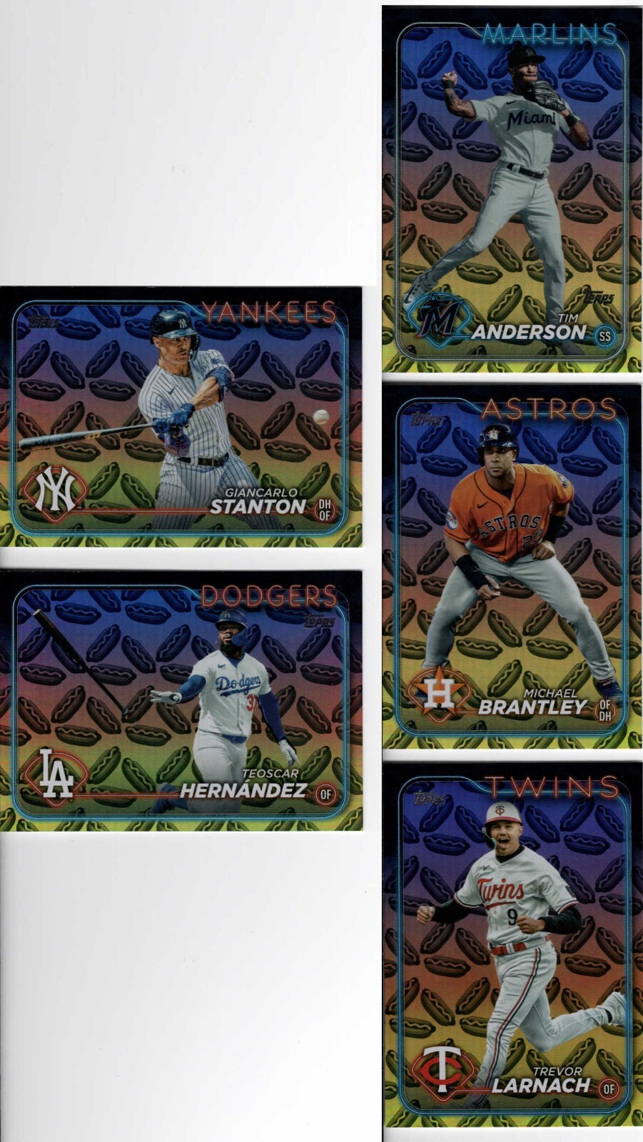 2024 Topps Series 2 Summer HOT DOG Holiday Parallels ***YOU PICK*** SP ...